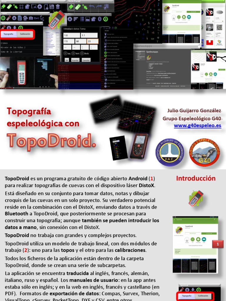 2015-03-01 Topografía Espeleológica TopoDroid | PDF | Android (sistema ...
