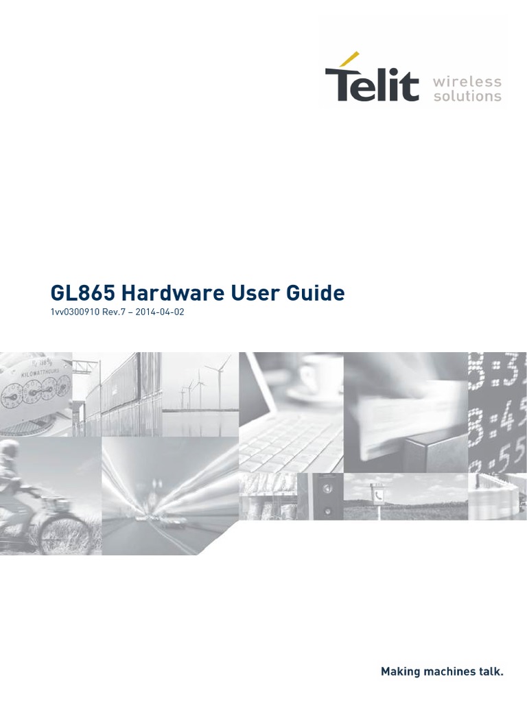 Telit GL865-DUAL-QUAD Hardware User Guide r7 | PDF | Power Supply | Capacitor