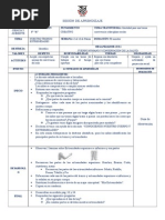 Sesión de Aprendizaje Las Articulaciones | PDF | Articulación | Aprendizaje