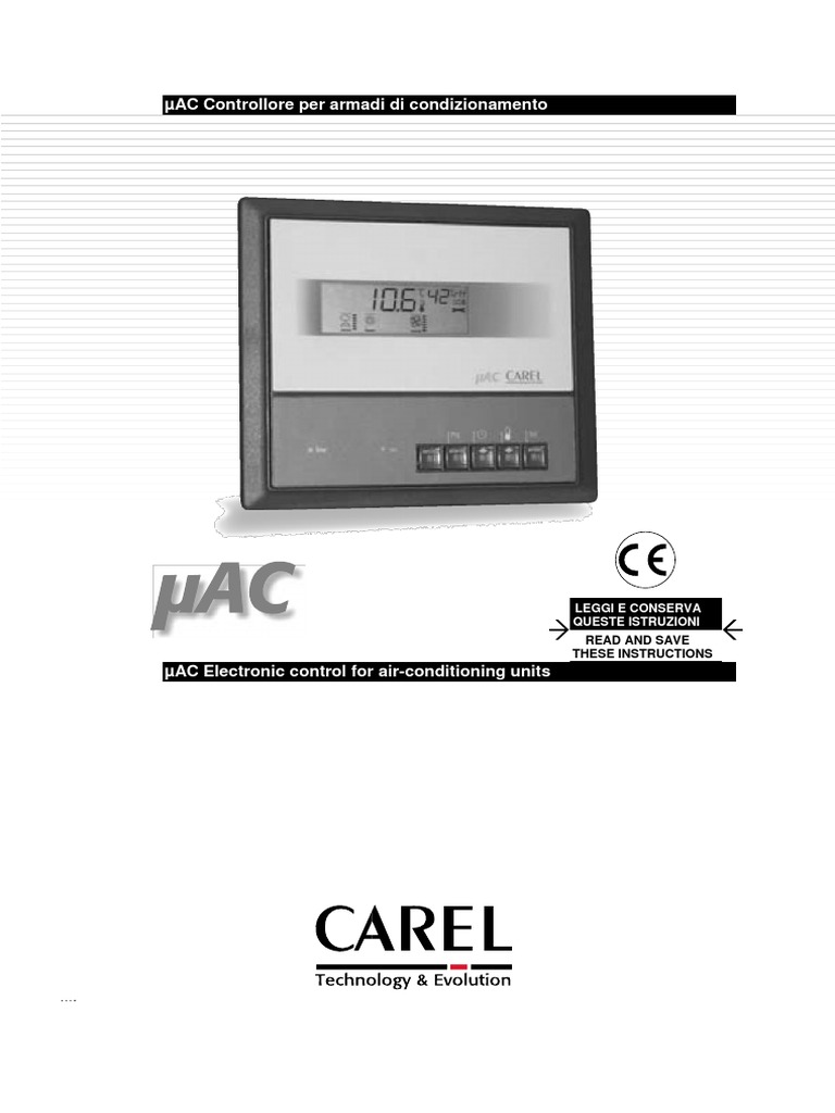 Carel MAC User Manual Eng | PDF