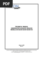 Technical Manual Underwater Acoustic Beacon Model DK120 - 90 | PDF ...
