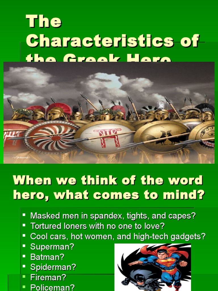 Characteristics of Greek Heroes | PDF | Hero | Greek Mythology