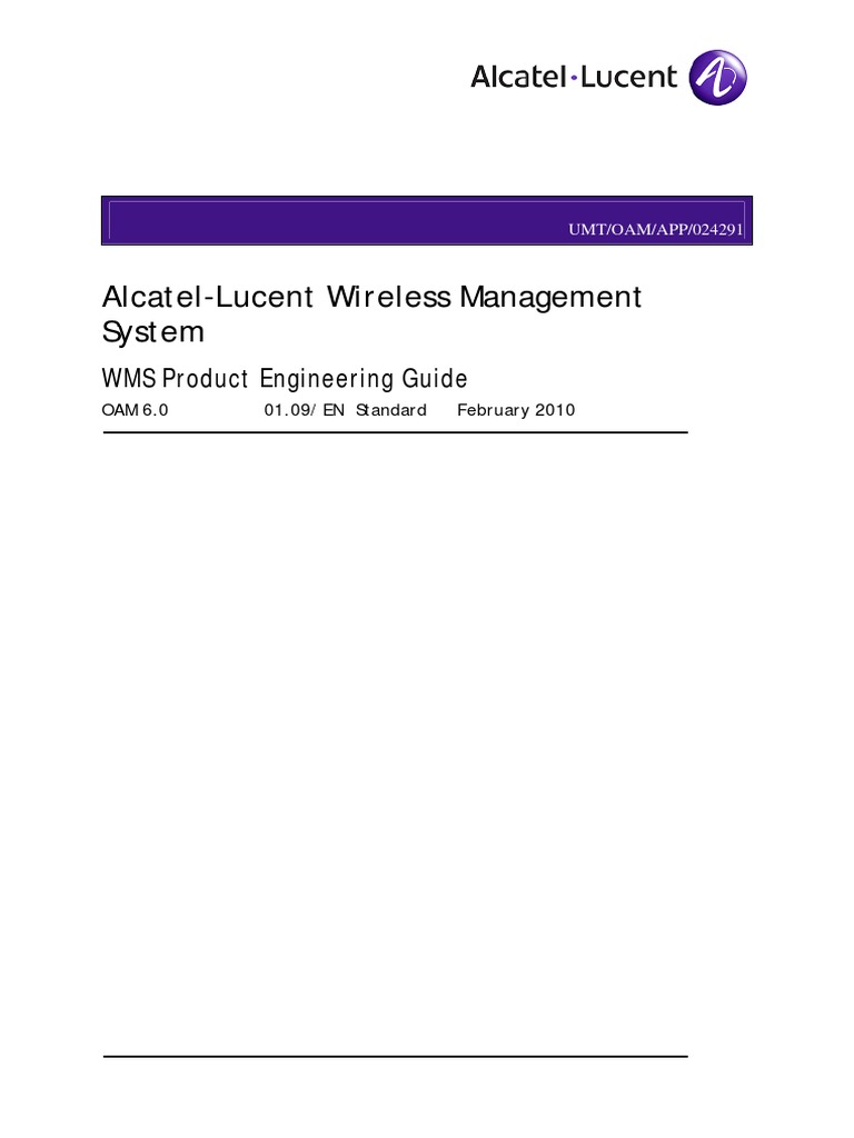 WMS Engineering Guide OAM06 | PDF | Computer Network | Server (Computing)