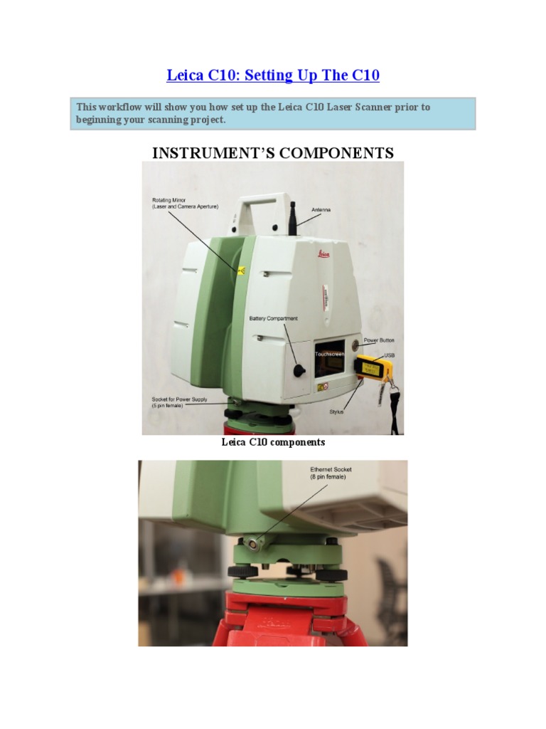 Manual Leica C10 | PDF | Image Scanner | Laptop