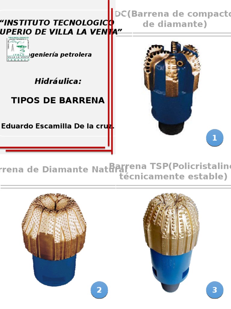 Barrenas Tipos | PDF