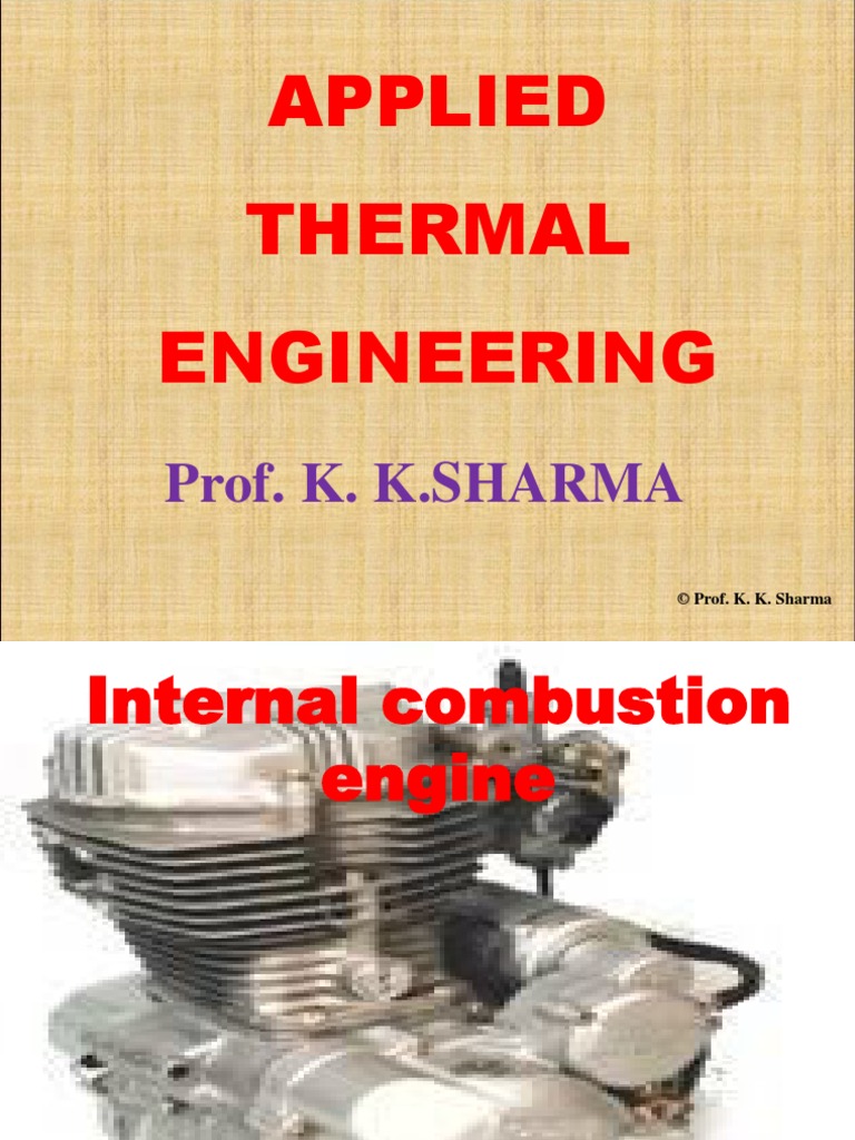Basics of I.C. Engine | PDF | Internal Combustion Engine | Diesel Engine