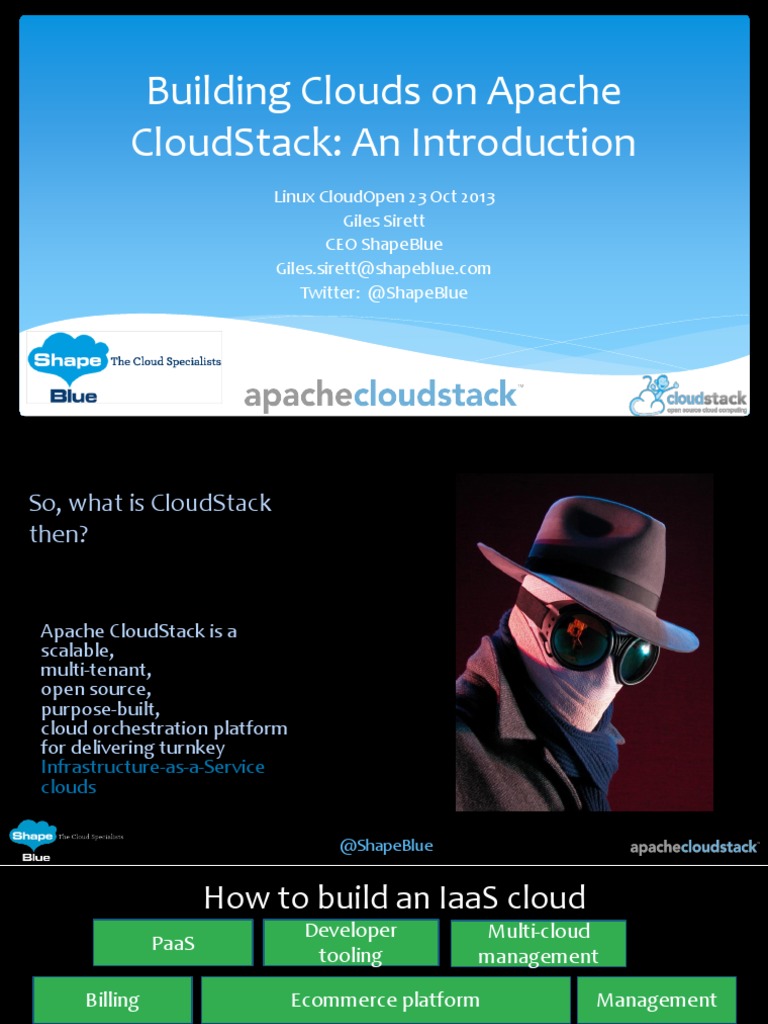 LinuxCon Introduction To CloudStack | PDF | Cloud Computing | Load Balancing (Computing)