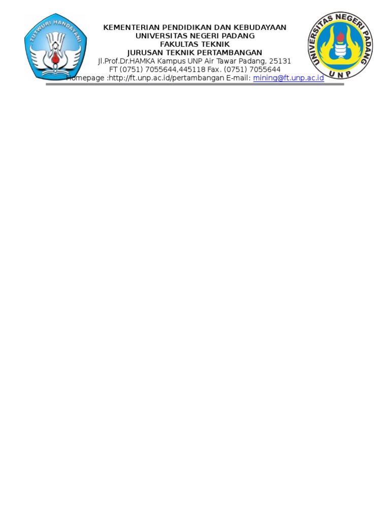 Kop Surat Unp Pdf - Riset