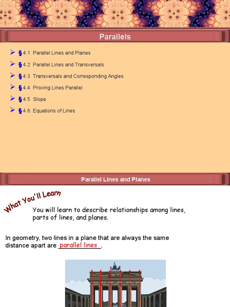Proving Parallel Lines with Transversals | PDF | Classical Geometry ...