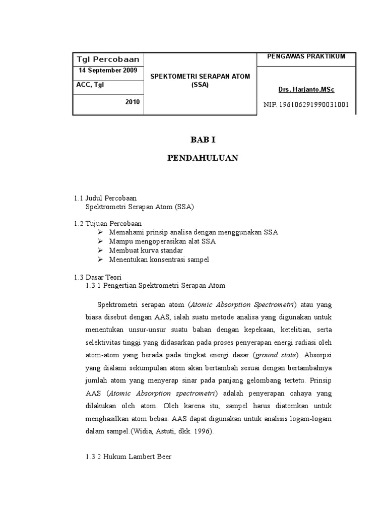 Laporan Akhir AAS | PDF | Sains & Matematika