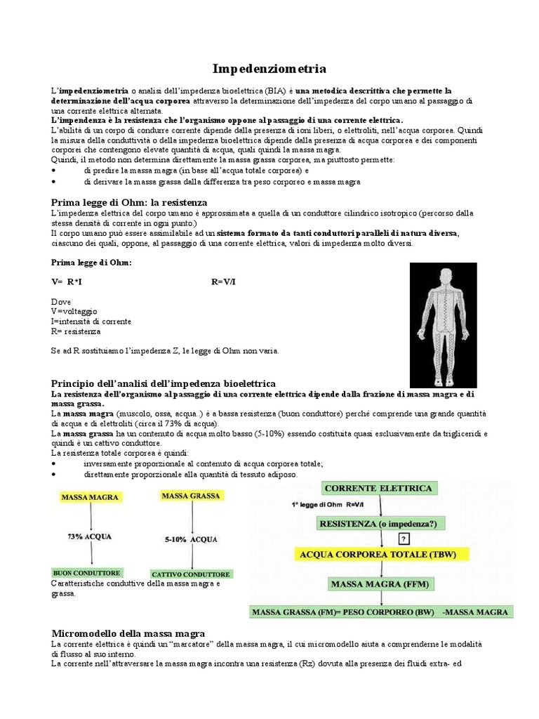 Impedenziometria | PDF