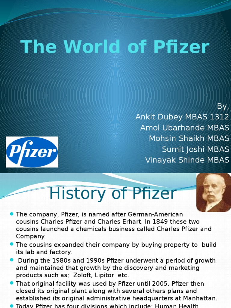 Pfizer | Download Free PDF | Pfizer | Pharmaceutical Drug