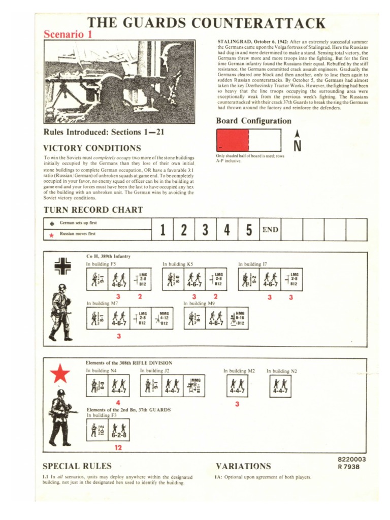 A Squad Leader Scenarios 1-12
