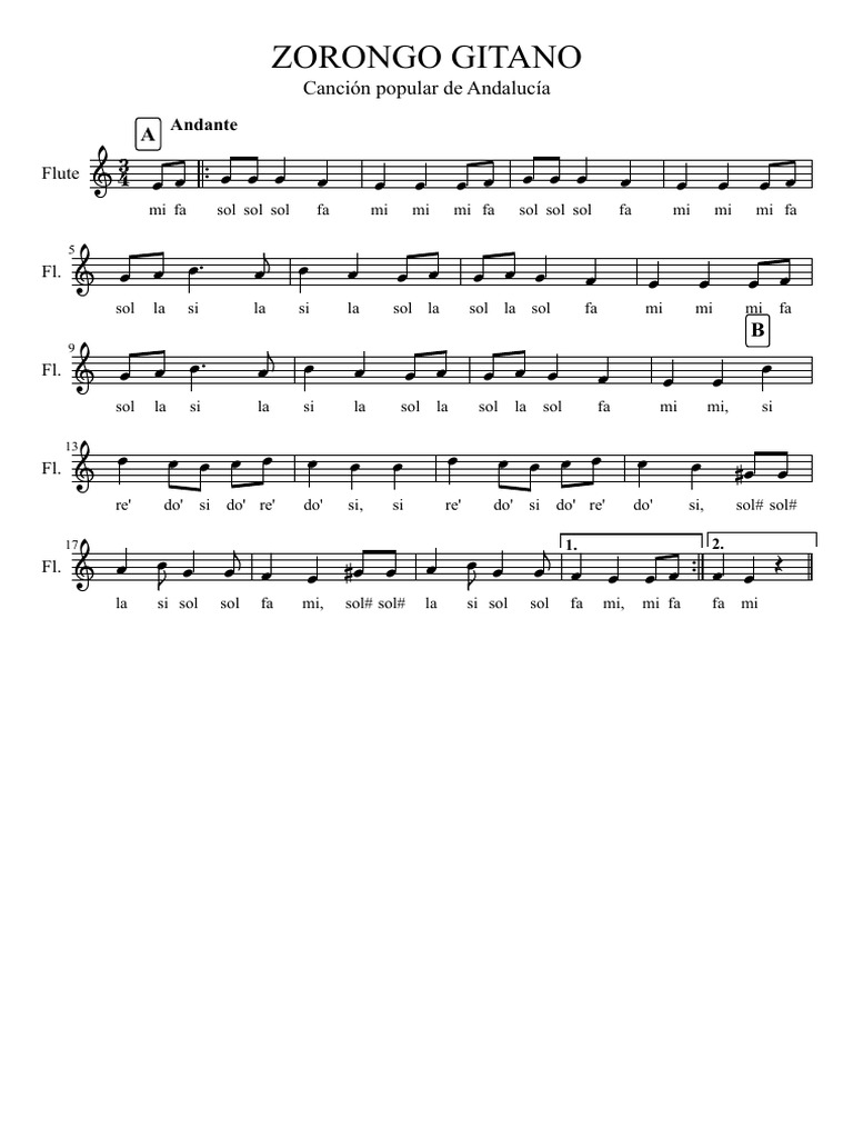 Zorongo Gitano | PDF