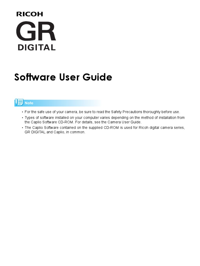 Software User Guide | PDF | Secure Digital | Icon (Computing)