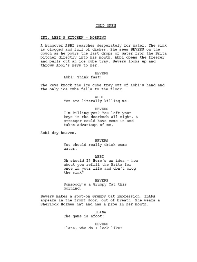 Broad City Spec Script: The Visa, The Pinto, The Skanky Maria | PDF | Mail