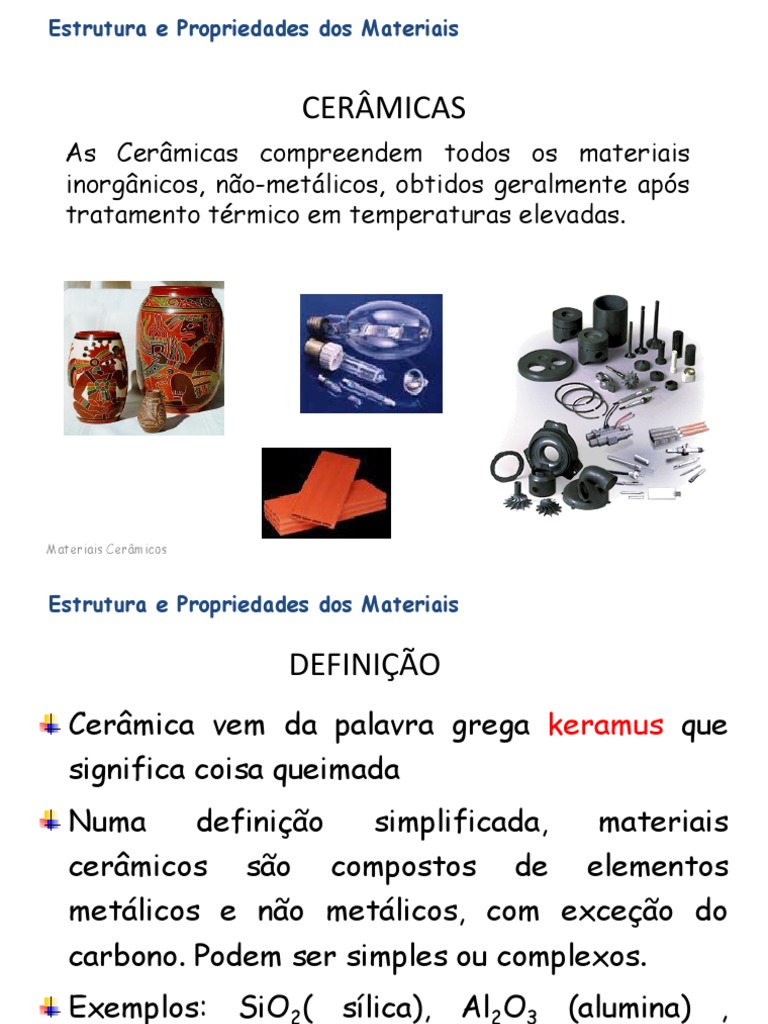 Aula1 Ceramica | PDF