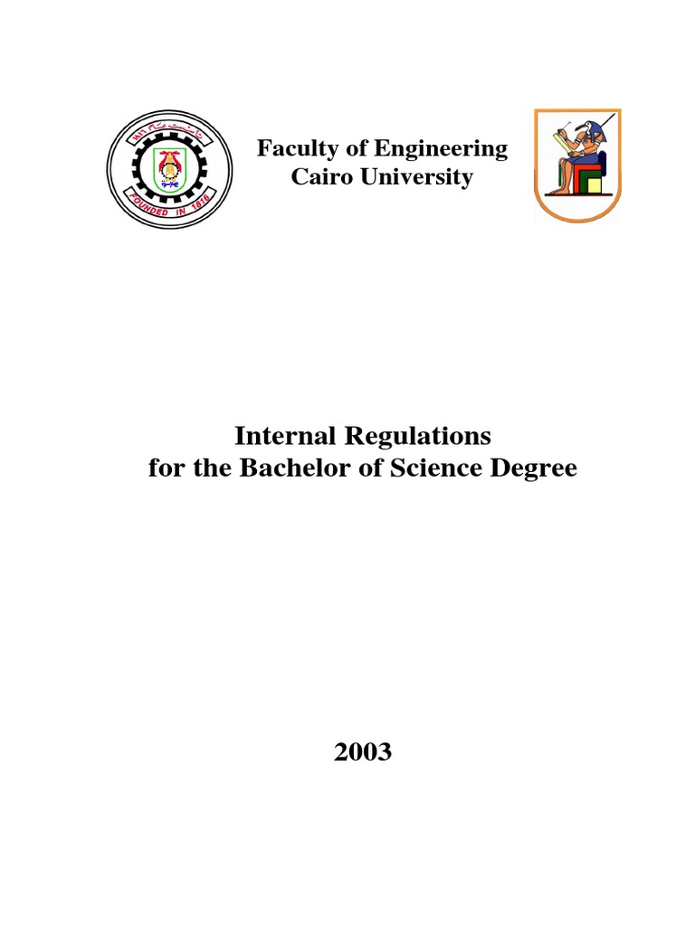 Internal Regulations 2003 | PDF | Engineering | Students