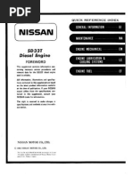 Manual Nissan Model SD Diesel Engine Sd22 Sd23 Sd25 Sd33 Service ...