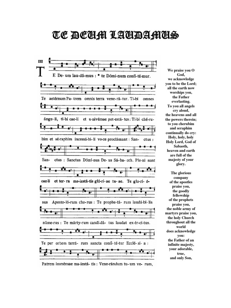 Te Deum | PDF