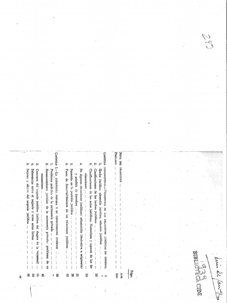 Emilio Betti, Teoría General Del Negocio Jurídico Pt. | PDF