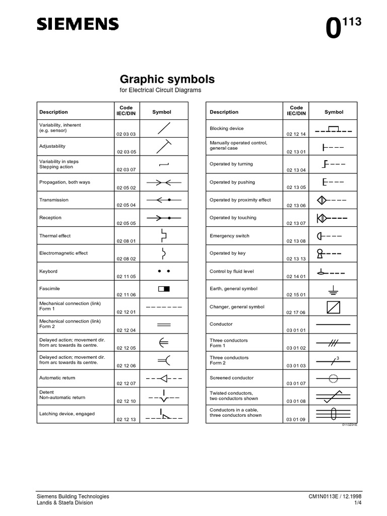 Graphical Symbols For Electrical Circuit Diagrams 20003 HQ en | PDF ...
