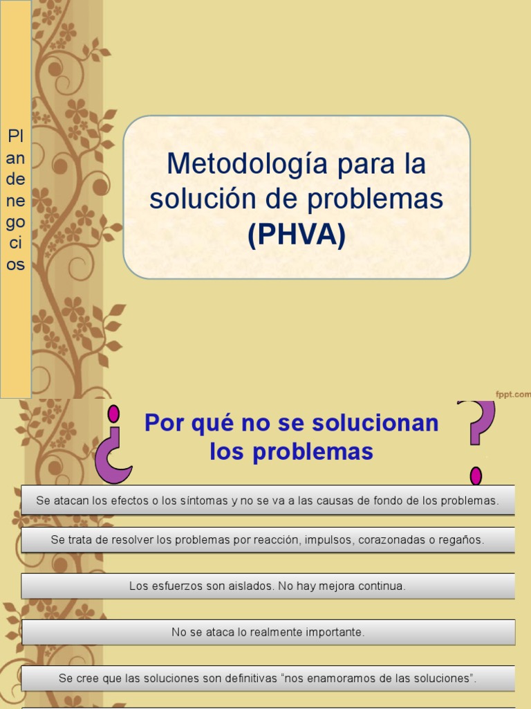 Metodología para La Solución de Problemas | PDF | Planificación | Cognición