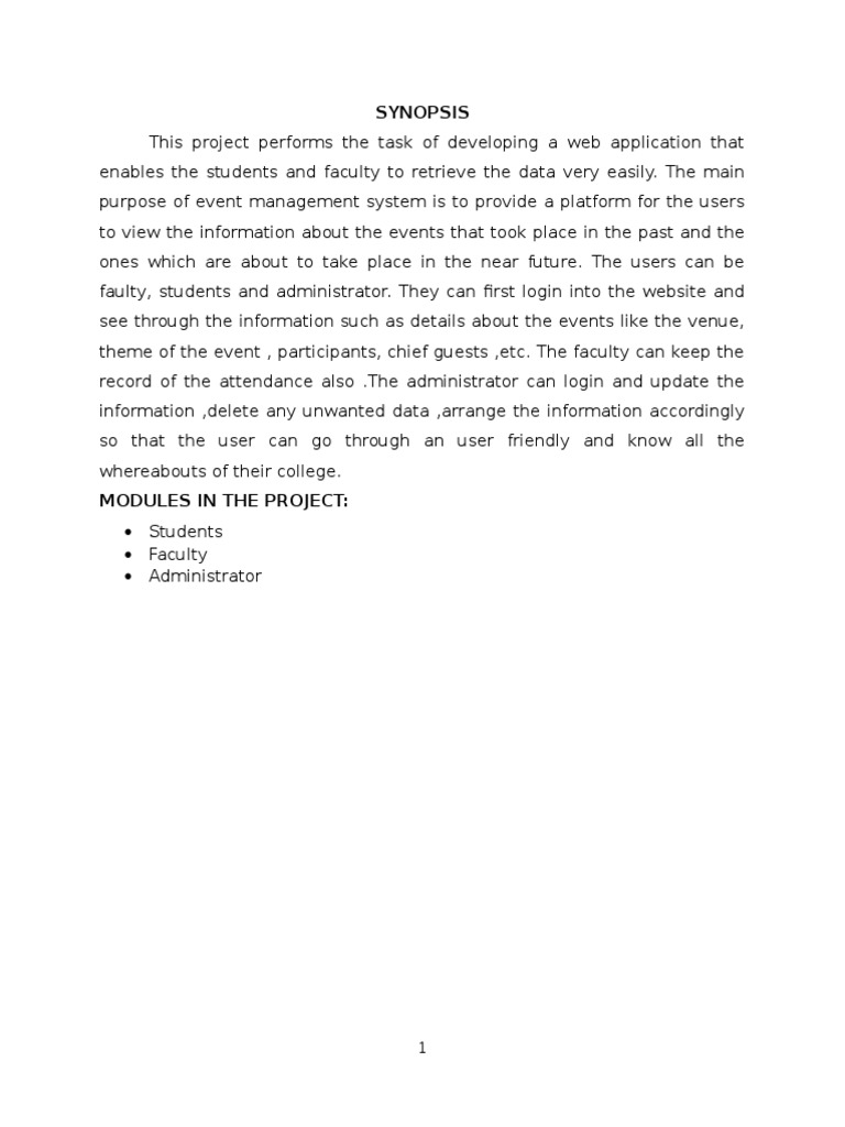 Event Management System Pdf My Sql Html Element