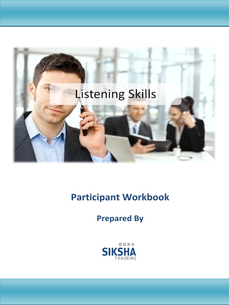 Listening Skills - Workbook | PDF | Body Language | Attention