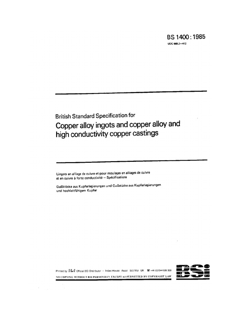 BS1400 | PDF
