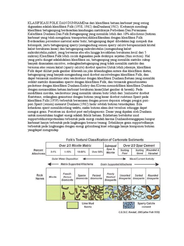 Klasifikasi Folk Dan Dunham | PDF