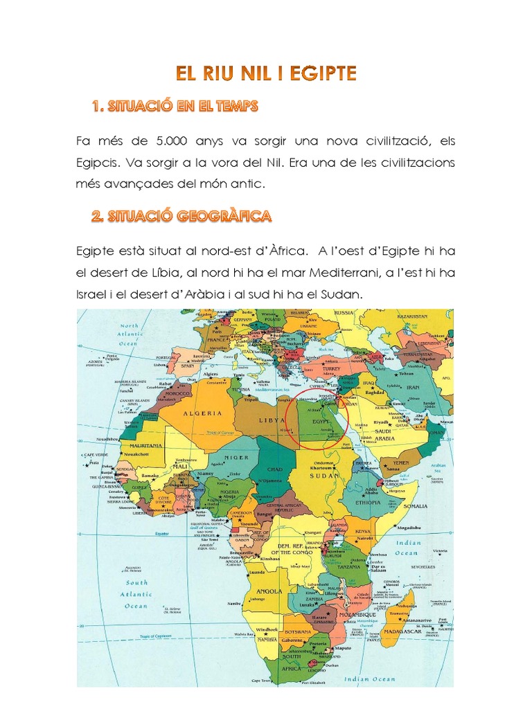 El Riu Nil I Egipte | PDF