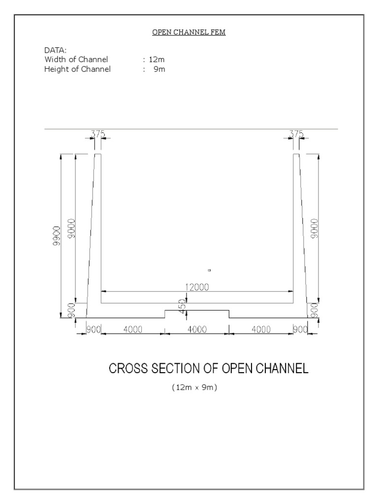 Staad Pro-Open Channel | PDF | Beam (Structure) | Computing And ...