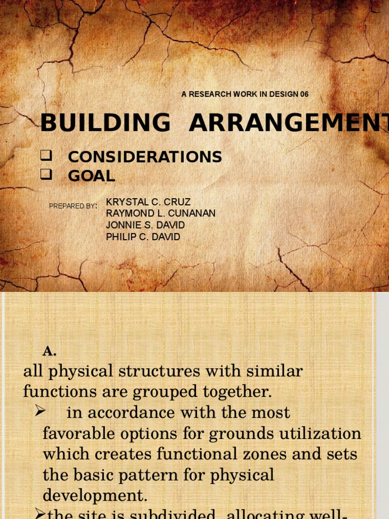 Building Arrangement Research Overview | PDF | Art