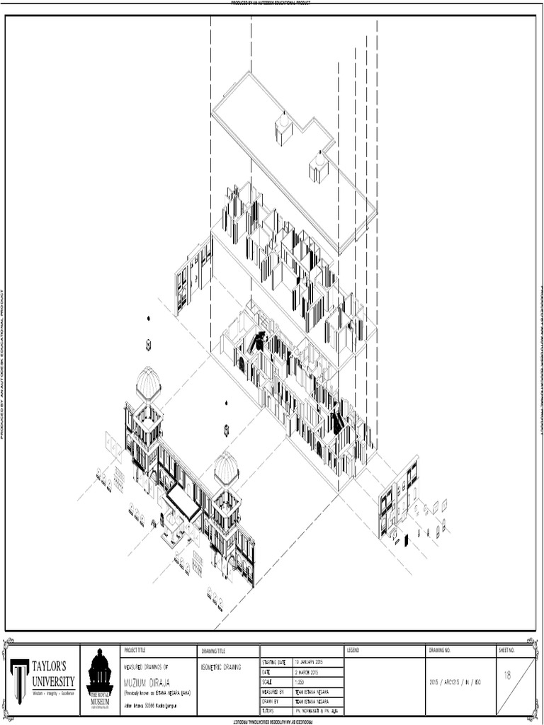 Taylor's University Project Drawing | PDF