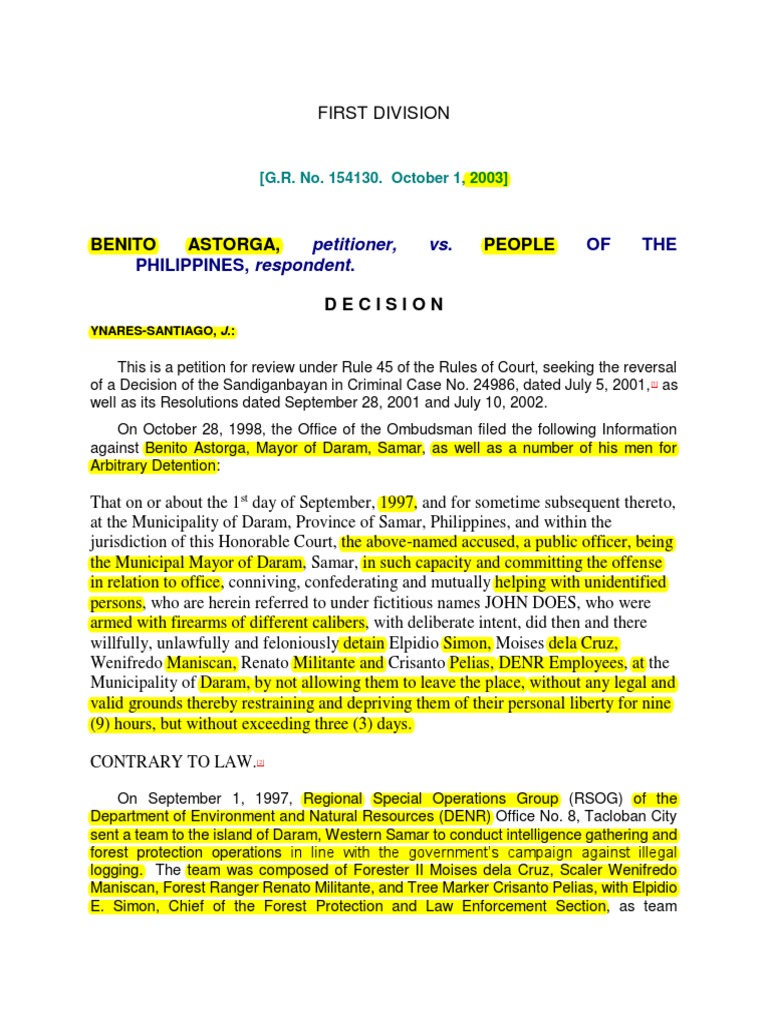 Arbitrary Detention | PDF