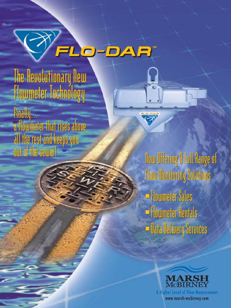 Flo Dar PDF | PDF | Flow Measurement | Sanitary Sewer