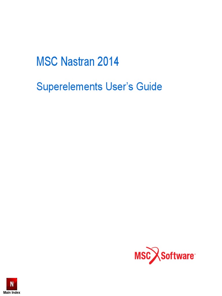 MSC - Nastran 2014 Superelements User's Guide PDF | PDF