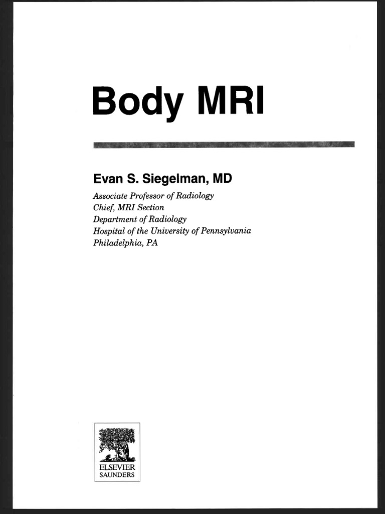 Body MRI | Download Free PDF | Liver | Adenoma