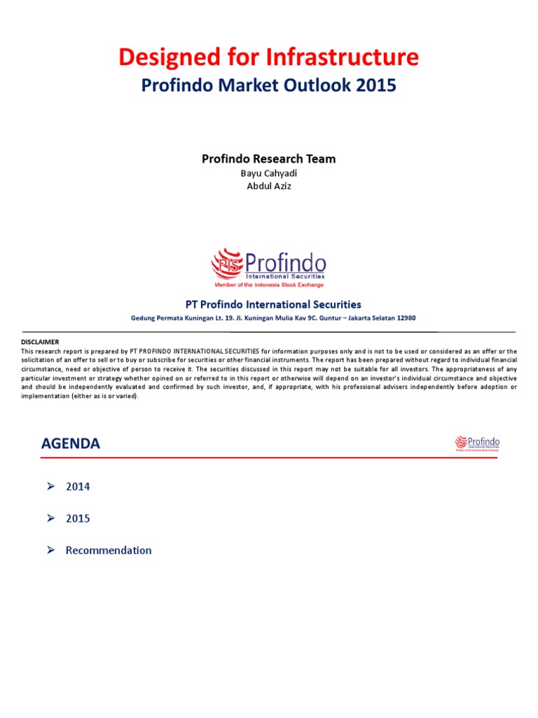 Designed For Infrastructure - 2015 Market Strategy | PDF | Investor ...
