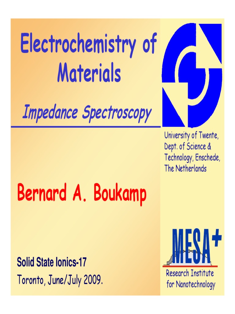 What Is EIS - Tutorial | PDF | Electrical Impedance | Capacitor