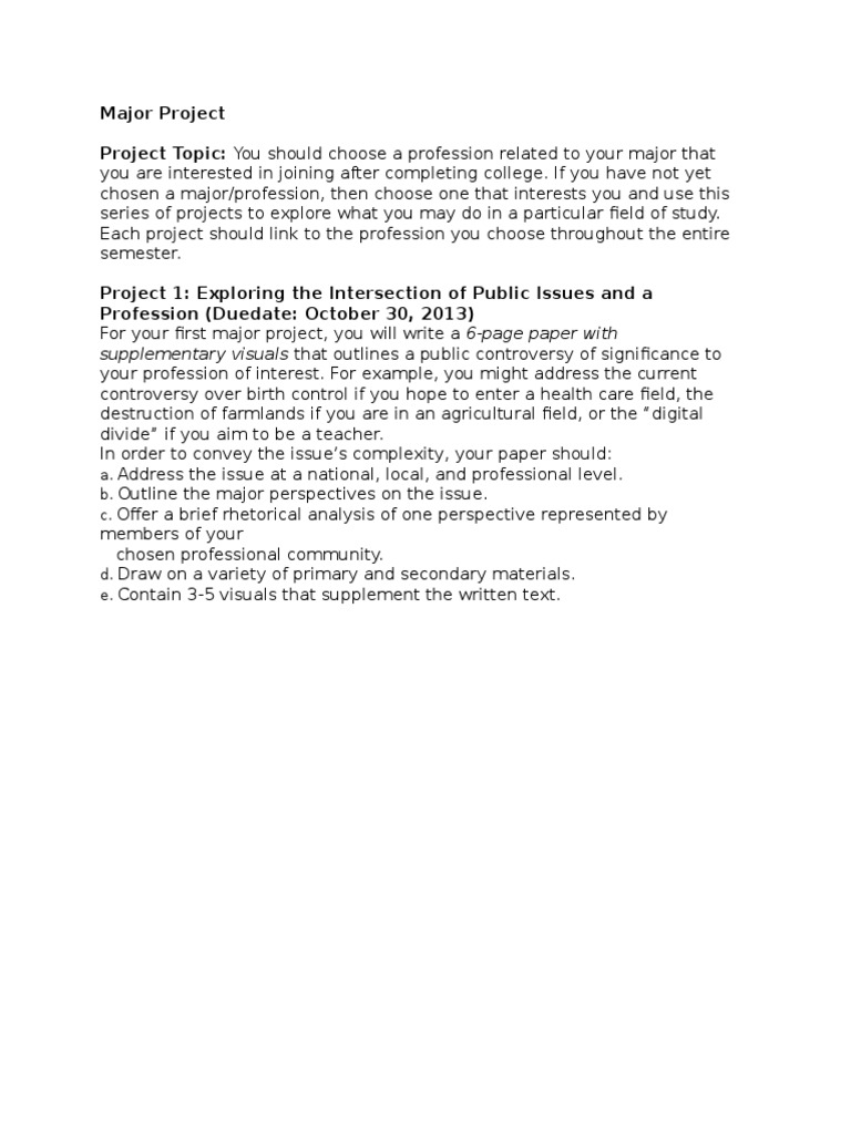 Major Project Project1 | PDF