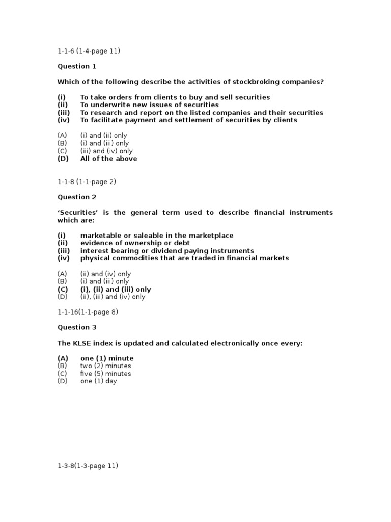 Mod 6 (2nd Set) | PDF | Securities (Finance) | Board Of Directors