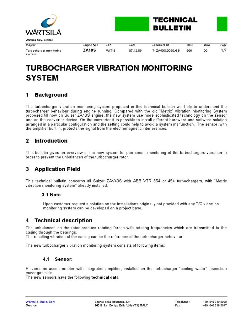 Turbo Monitoring | PDF | Cable | Turbocharger