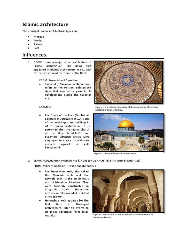 Types Of Arches In Islamic Architecture