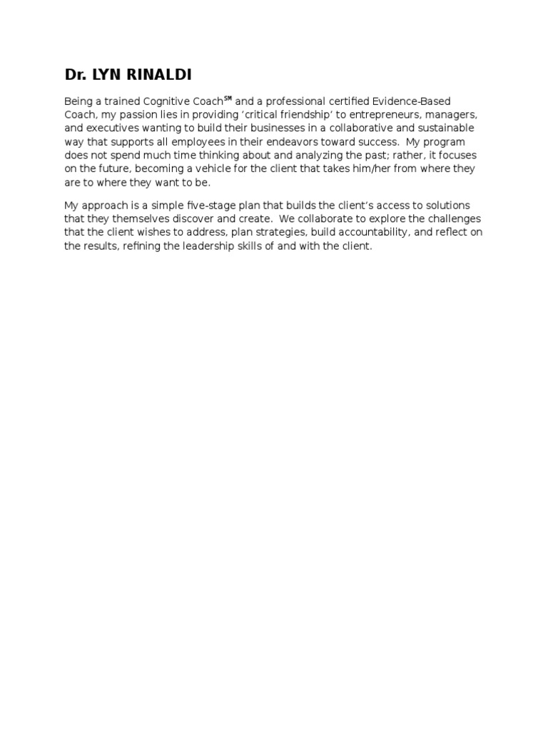 Dr. Lyn Rinaldi | PDF