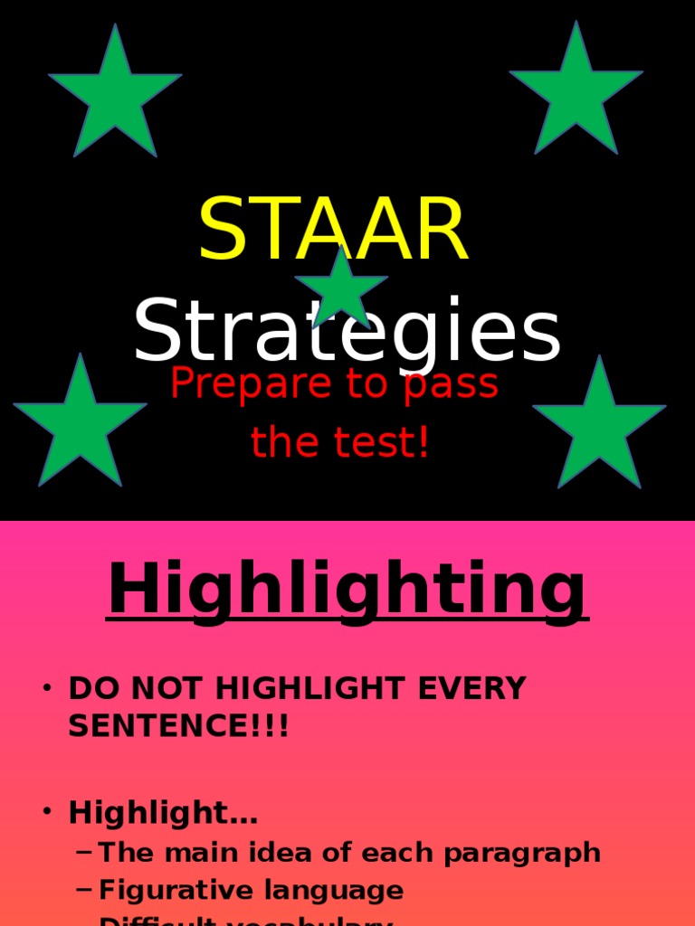 STAAR Reading Test Preparation Strategies | PDF | Self-Improvement
