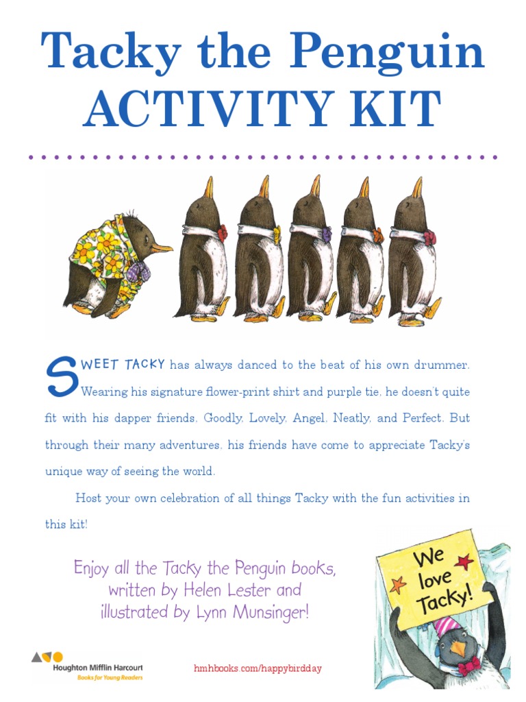 Tacky The Penguin Activity Kit | PDF | Leisure | Books