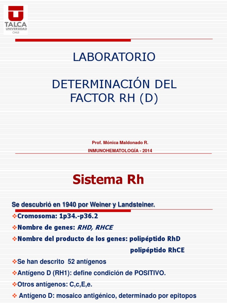 Lab RH | PDF | Anticuerpo | Inmunología