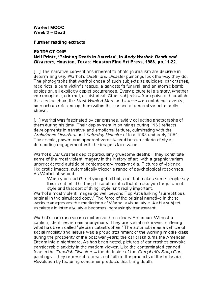 Painting Death in America, de Neil PrintzWeek 3 DEATH Extra Reading ...